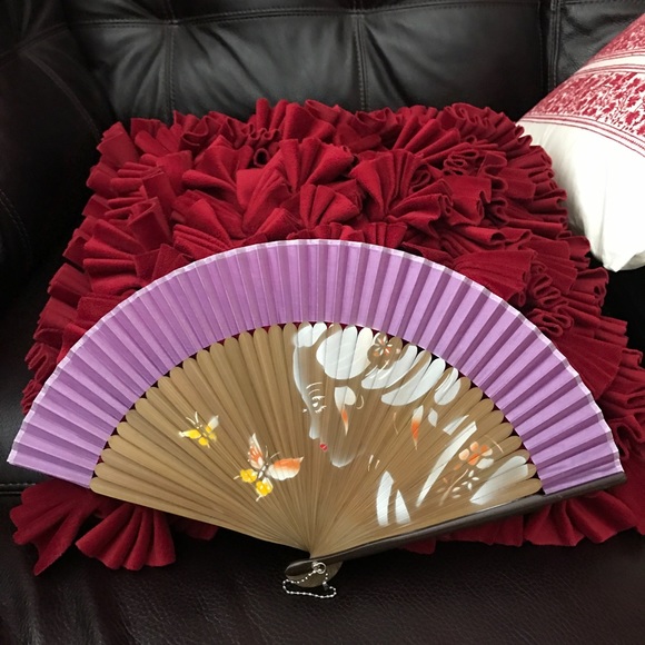 Accessories | Brand New Oriental Foldable Hand Print Hand Fan | Poshmark